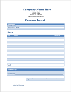 expense-report-template -ms-word-02 - Blue Layouts