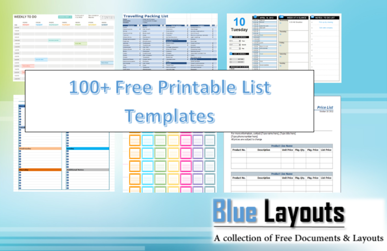 Free Editable ID Card Templates - Blue Layouts