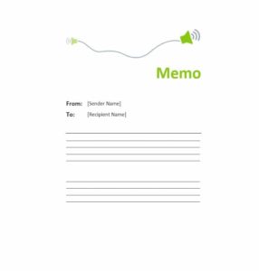 memo template 11 - Blue Layouts