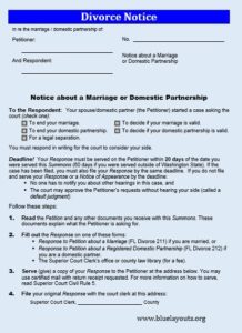 10 Free Divorce Paper Templates - Blue Layouts