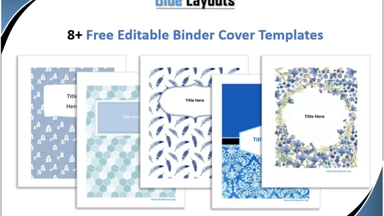 Binder Cover Templates To Print