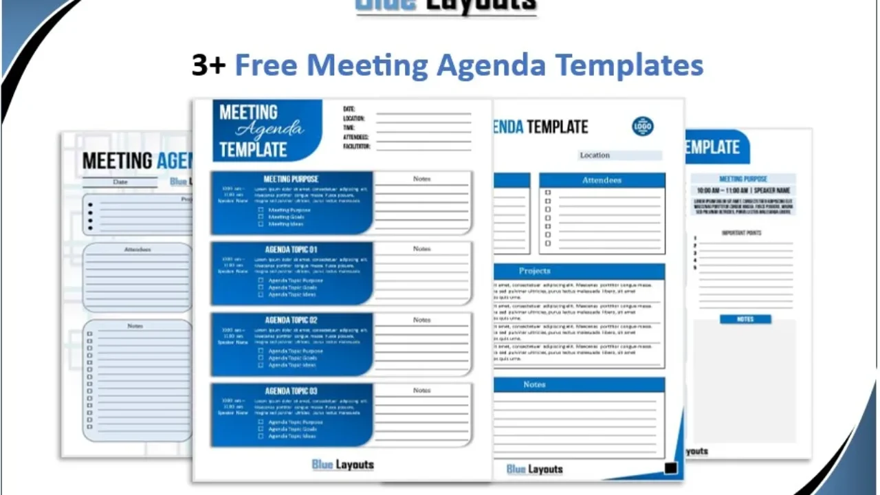 Printable Meeting Agenda Template